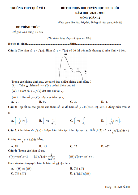 de-khao-sat-hoc-sinh-gioi-toan-12-nam-2020-2021-truong-thpt-que-vo-1-bac-ninh - TOANMATH.com