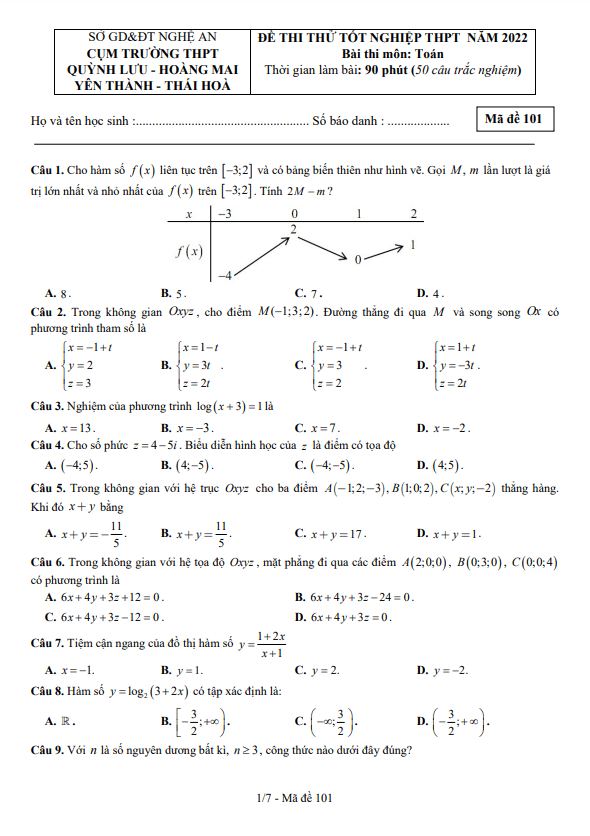 Toán Math - Tải tài liệu và đề thi môn Toán miễn phí