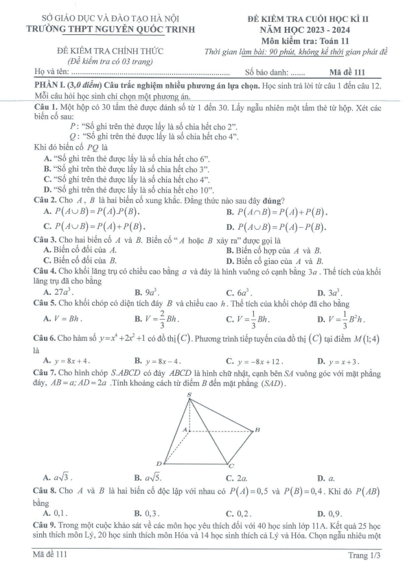 de-cuoi-hoc-ki-2-toan-11-nam-2023-2024-truong-thpt-nguyen-quoc-trinh-ha-noi - TOANMATH.com